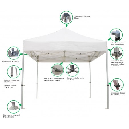 Stand pliant Pro de 5x5m