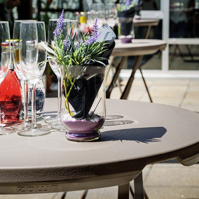 Table pliante ronde Planet4 collection Premium Ø122 - ZOWN-Maxchief