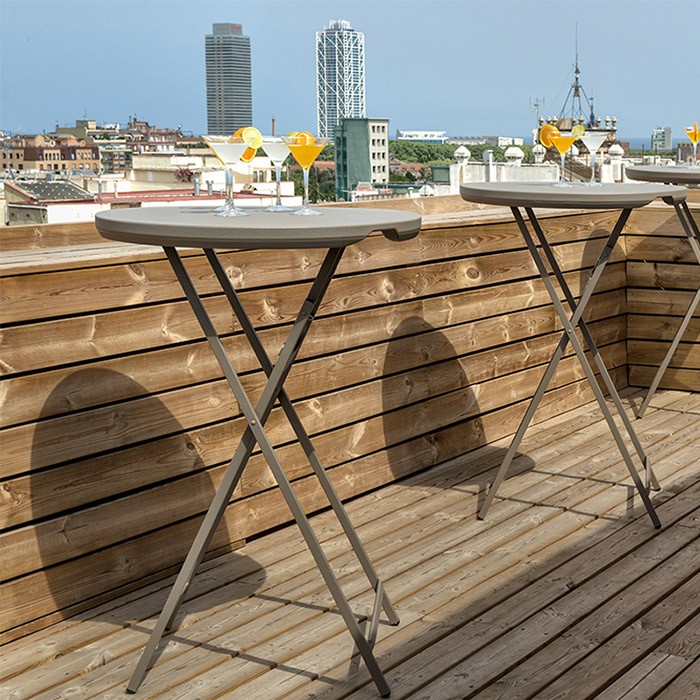 Table Cocktail30 pliante collection Premium Ø76 - ZOWN-Maxchief