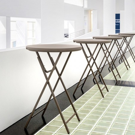 Table Cocktail30 pliante collection Premium Ø76 - ZOWN-Maxchief